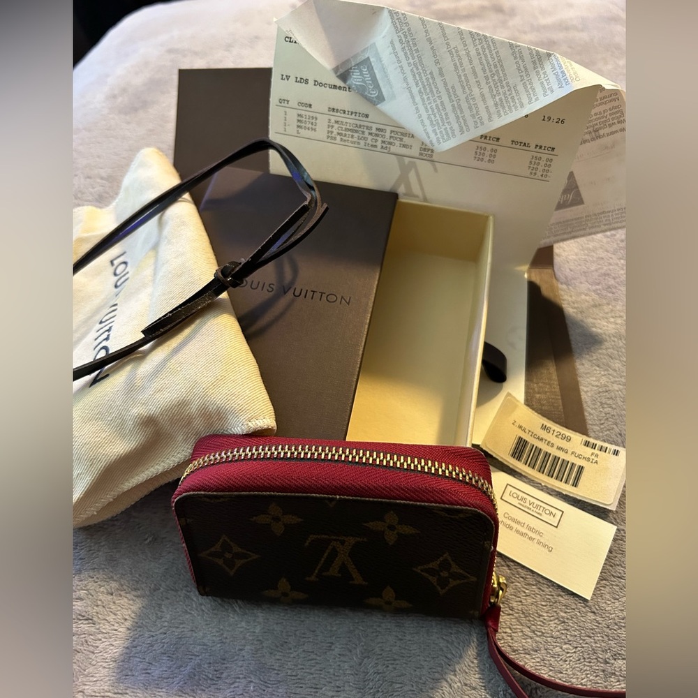 Louis Vuitton Zippy Multicartes Monogram Fushia M61299 - Gem
